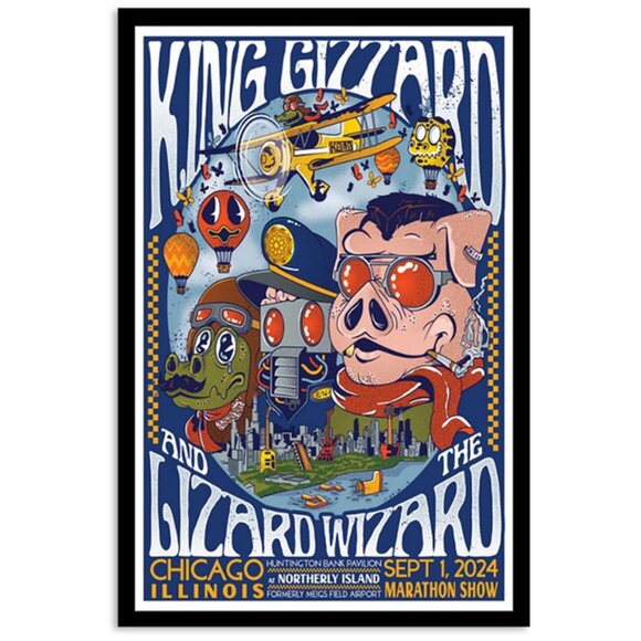 Art | King Gizzard And The Lizard Wizard Tour Chicago Il Sep 1 224 ...